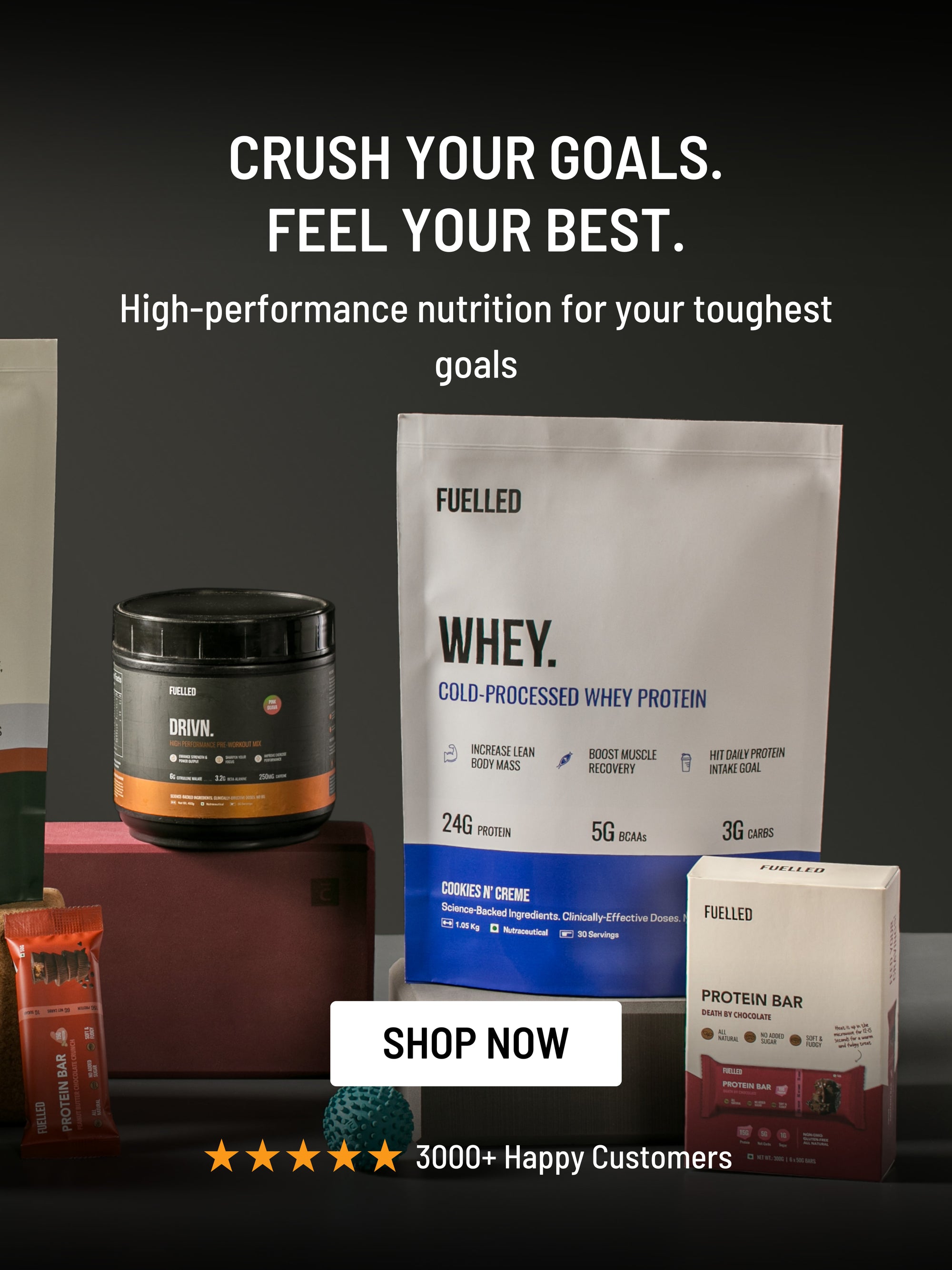 Fuelled | Science-Backed Supplements for Your Fitness Goals